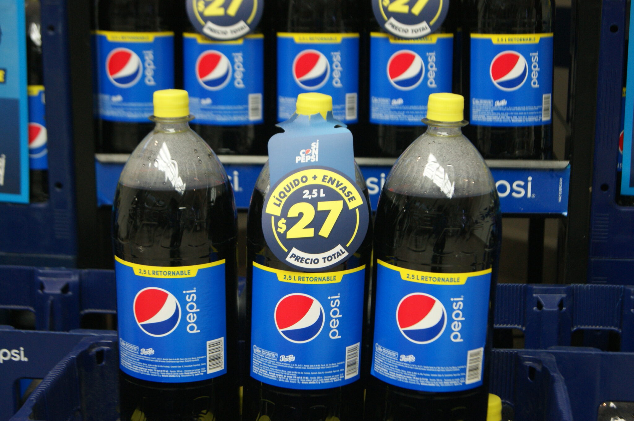Tras una década, vuelve presentación retornable de Pepsi