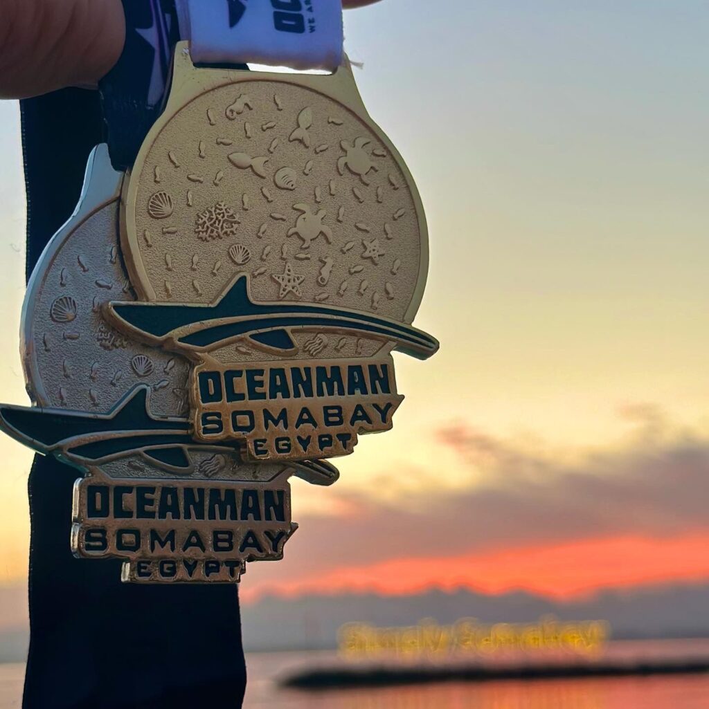 Gana saltillense medalla de oro en Oceanman de Egipto