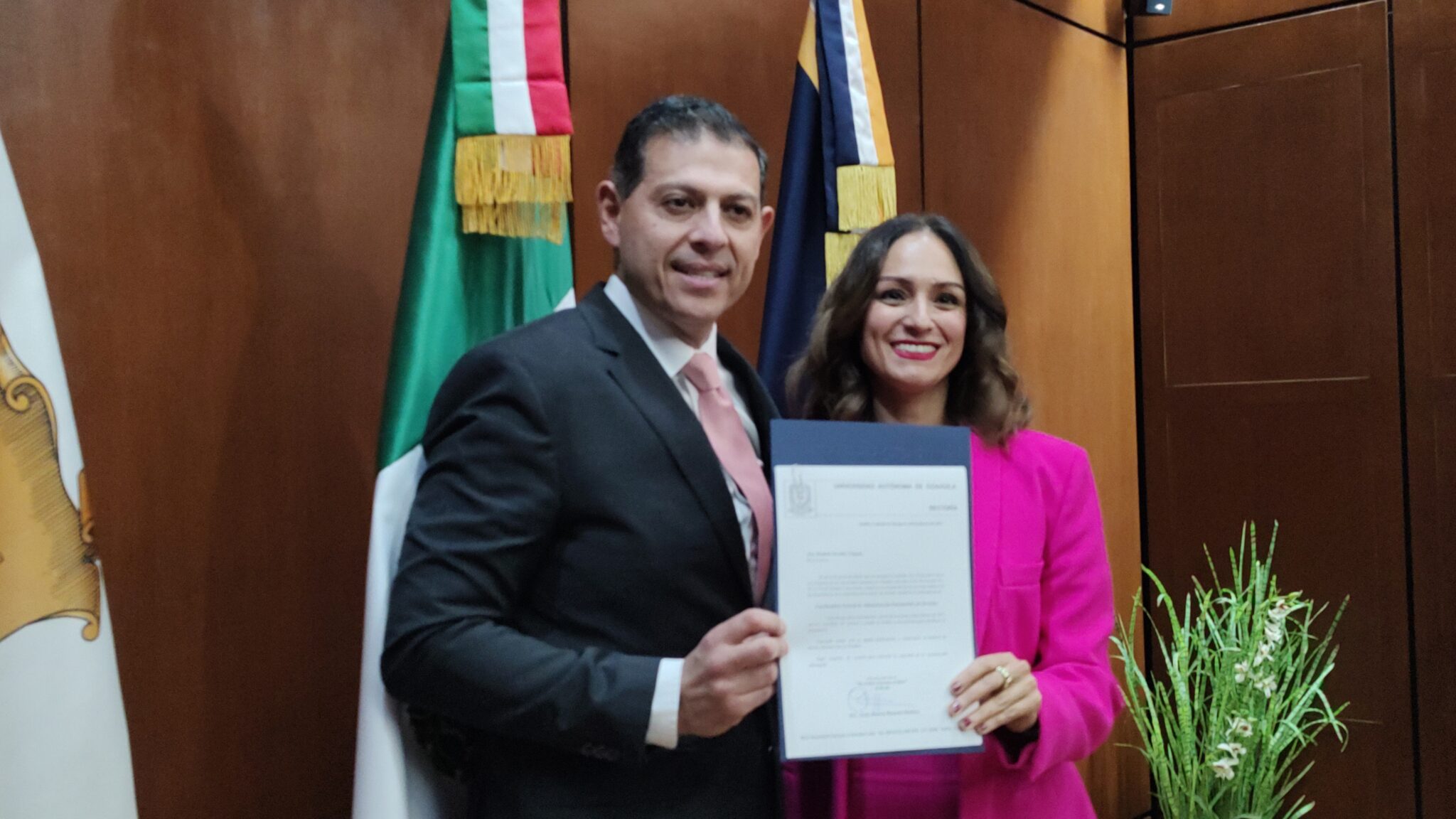 Realiza rector Octavio Pimentel primeros nombramientos en la UA de C