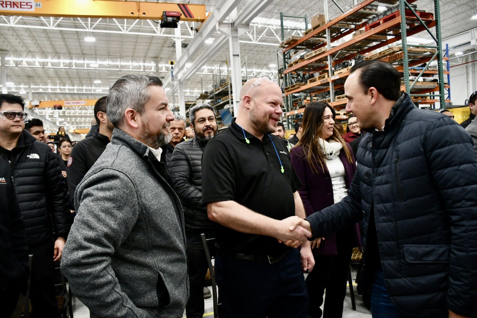 Inaugura Manolo Jiménez ampliación de empresa Skyjack en Ramos Arizpe