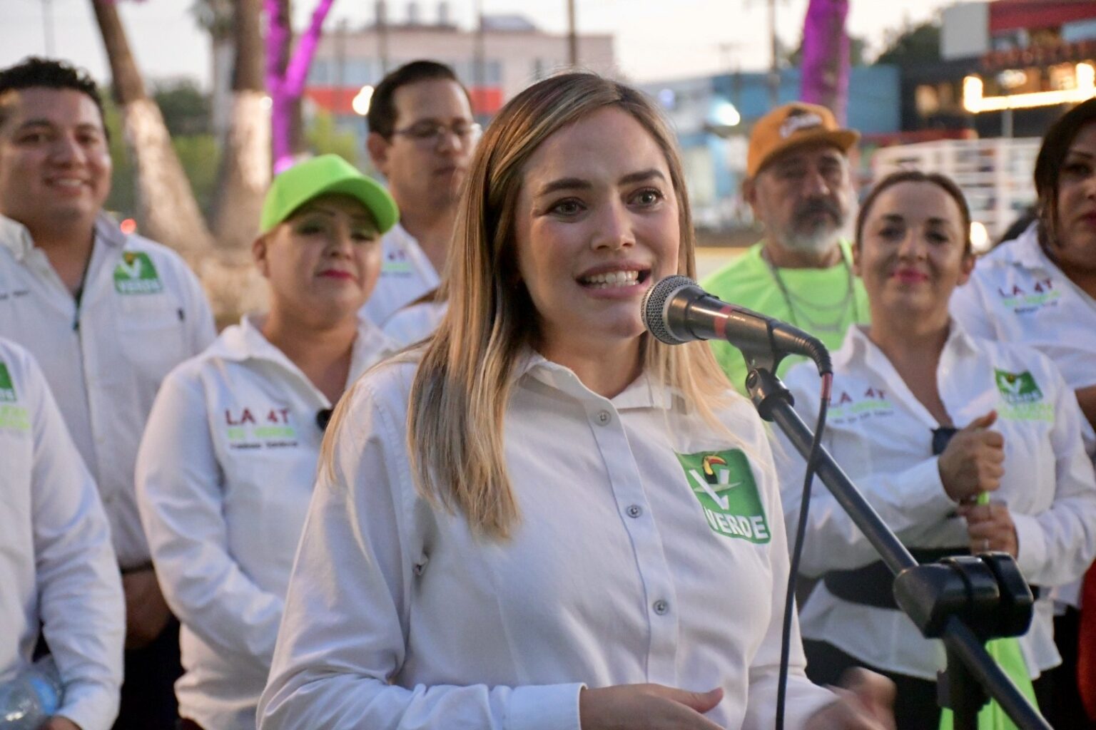 Arely Flores del PVEM cierra campaña a la alcaldía de Ramos Arizpe