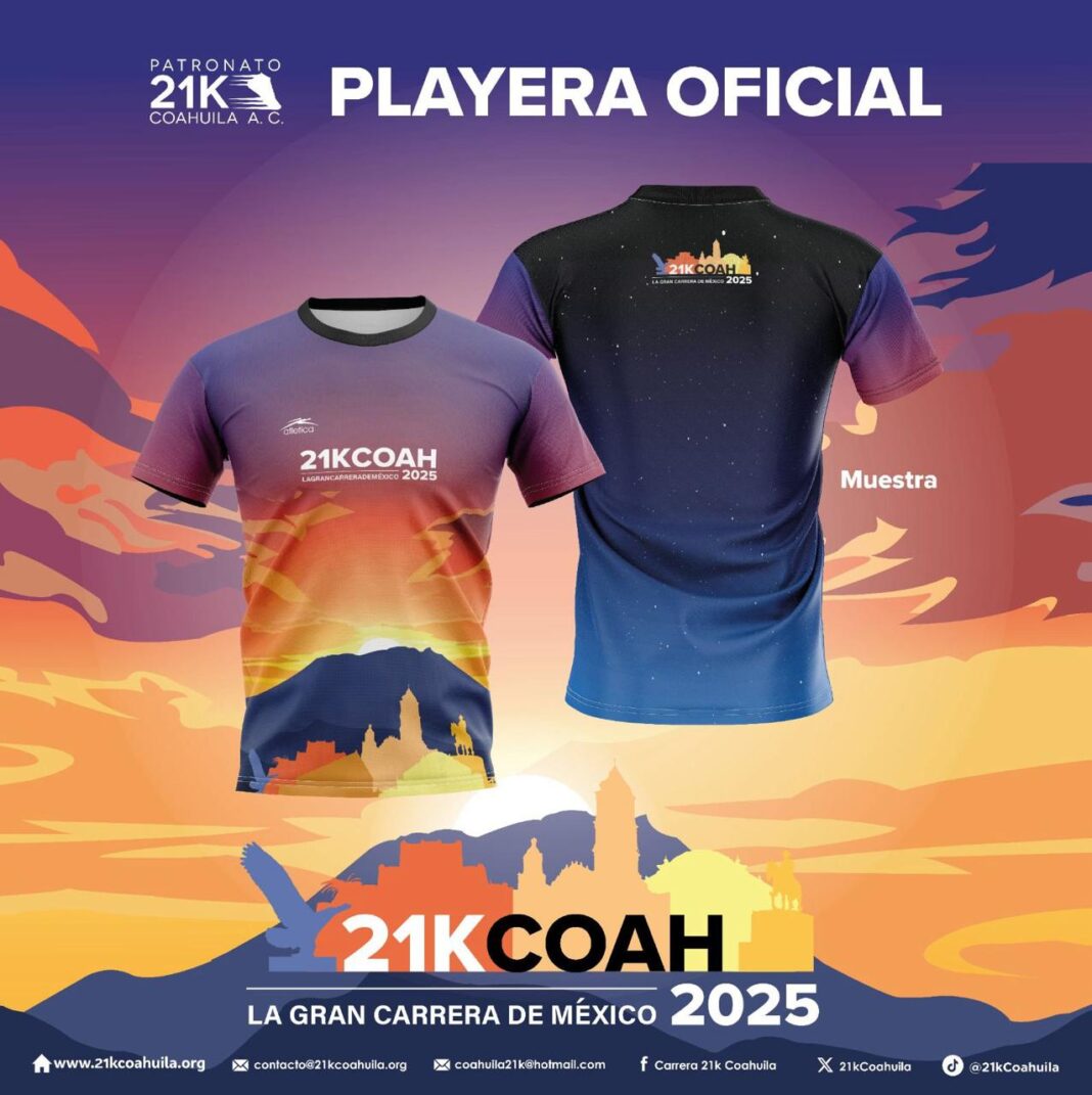Presentan la edición 2025 de la 21K Coahuila, será el próximo 8 de junio