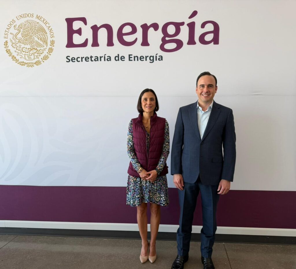 Revisan gobernador y secretaria de Energía proyectos para Coahuila