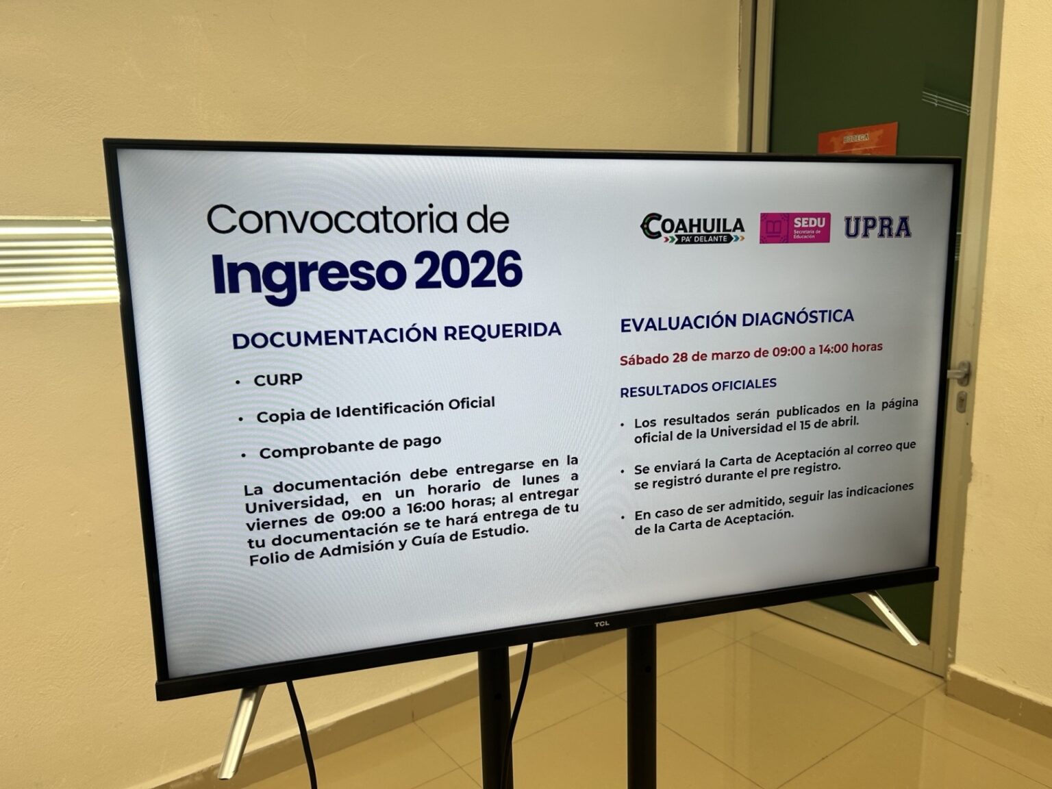 Inicia registro para aspirantes a la UPRA; examen será el 28 de marzo