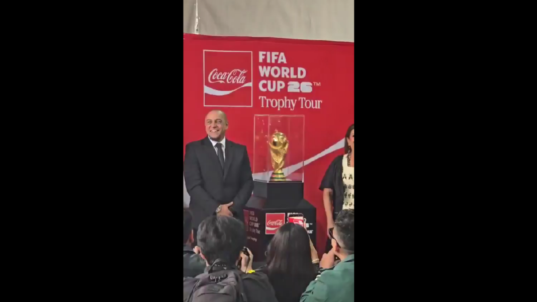 ¡Trofeo listo! La Copa del Mundo ya está en CDMX