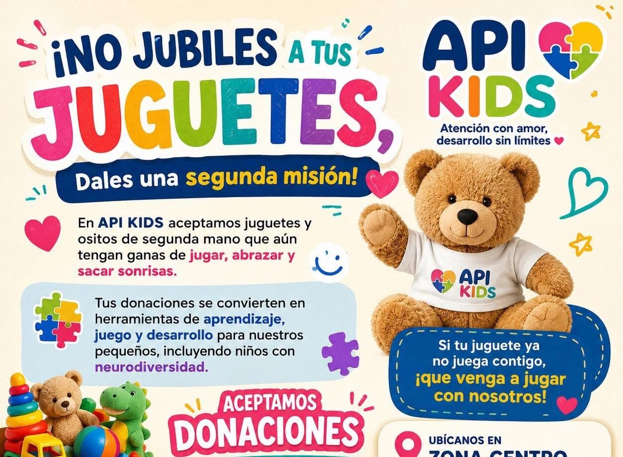 Invitan a donar juguetes para apoyar el desarrollo de niñas y niños en ...